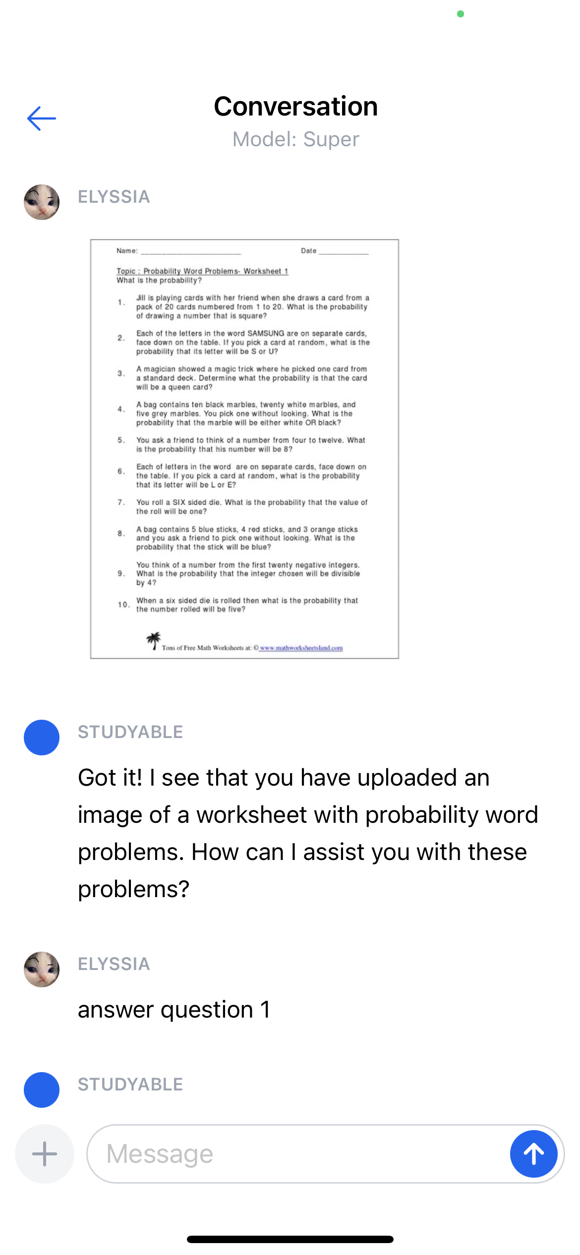 Studyable - AI Homework Help & Flash Cards